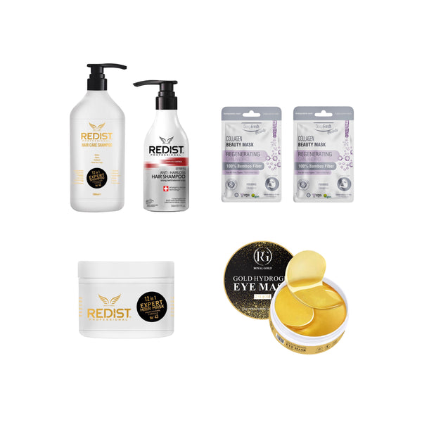 Sampon Redist Professional 12 in 1 Expert 1000 ml și Masca de păr Redi