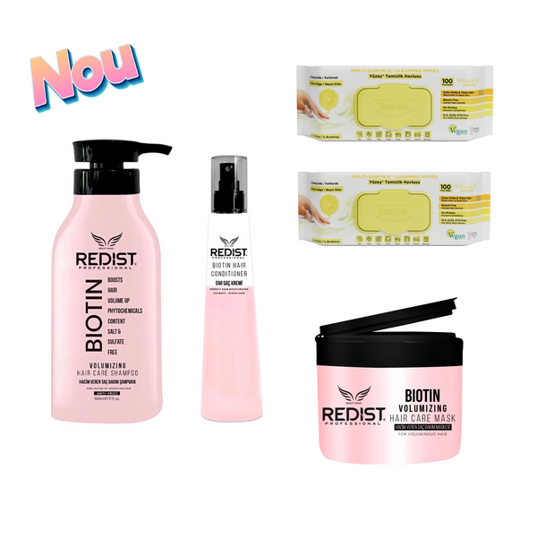 Sampon cu Biotina Redist pentru volum 500 ml + Masca de par cu Biotina